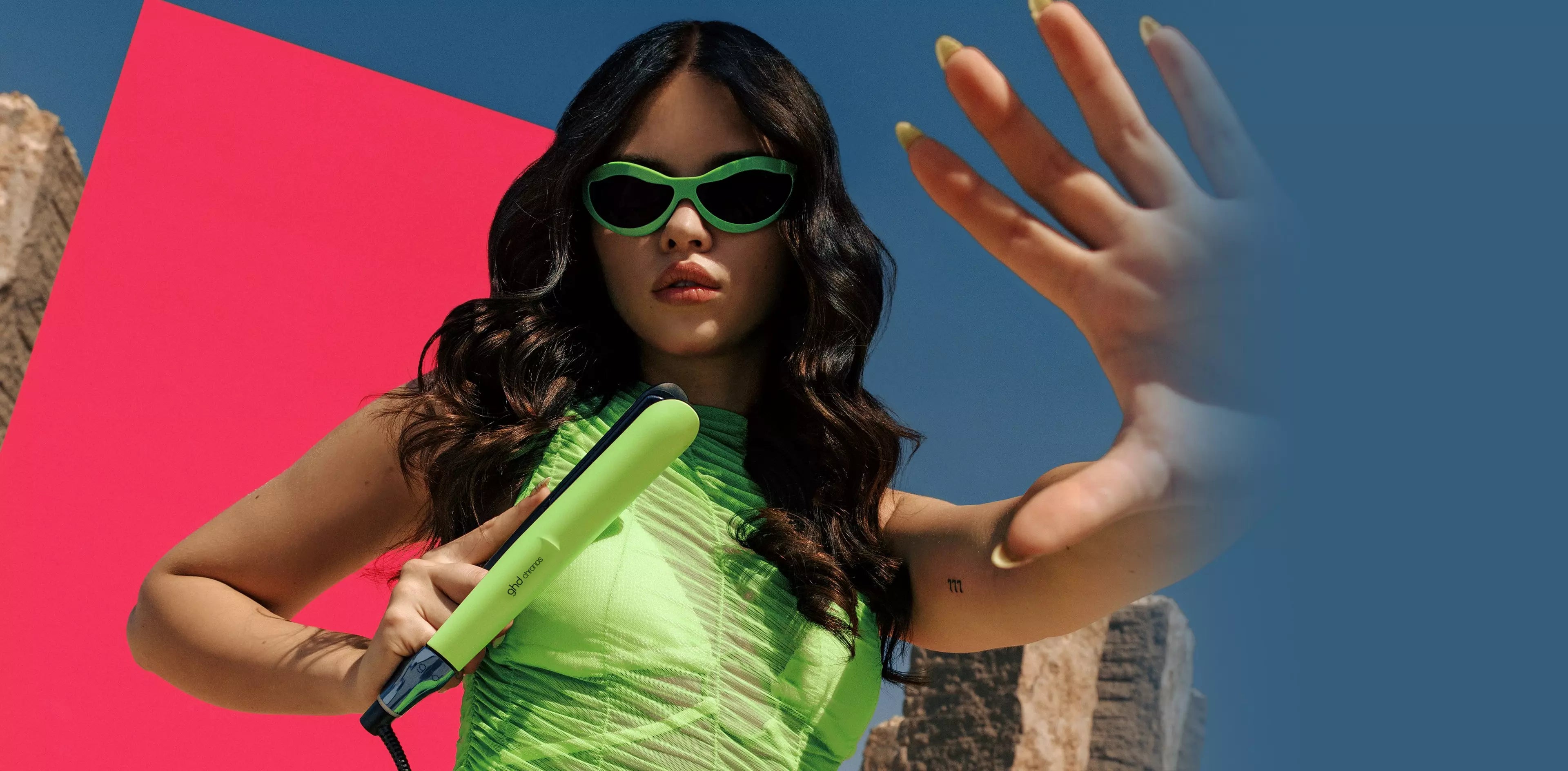 GHD CHRONOS HAIR STRAIGHTENER IN CYBER LIME – Boxing Day Sale -EFX HAIR ...