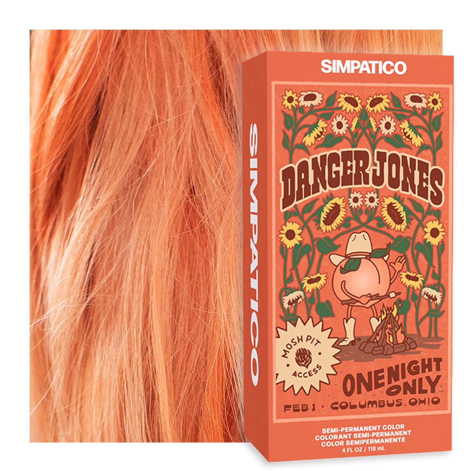 DANGER JONES SEMI SIMPATICO - Light Peach 118ML – EFX HAIR & BEAUTY ...
