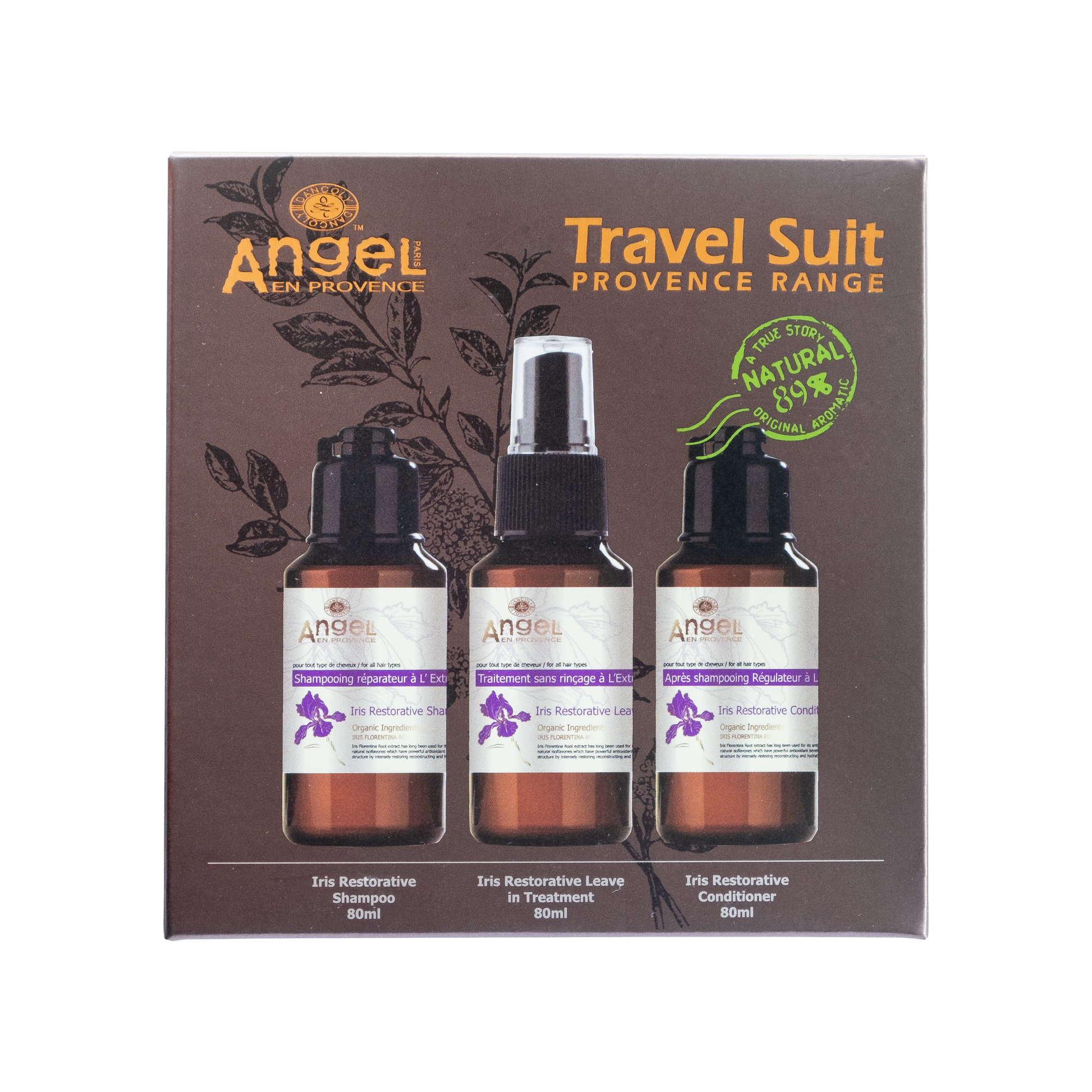 Angel EN PROVENCE Iris Travel Trio – EFX HAIR & BEAUTY- HAIR CARE WORLD