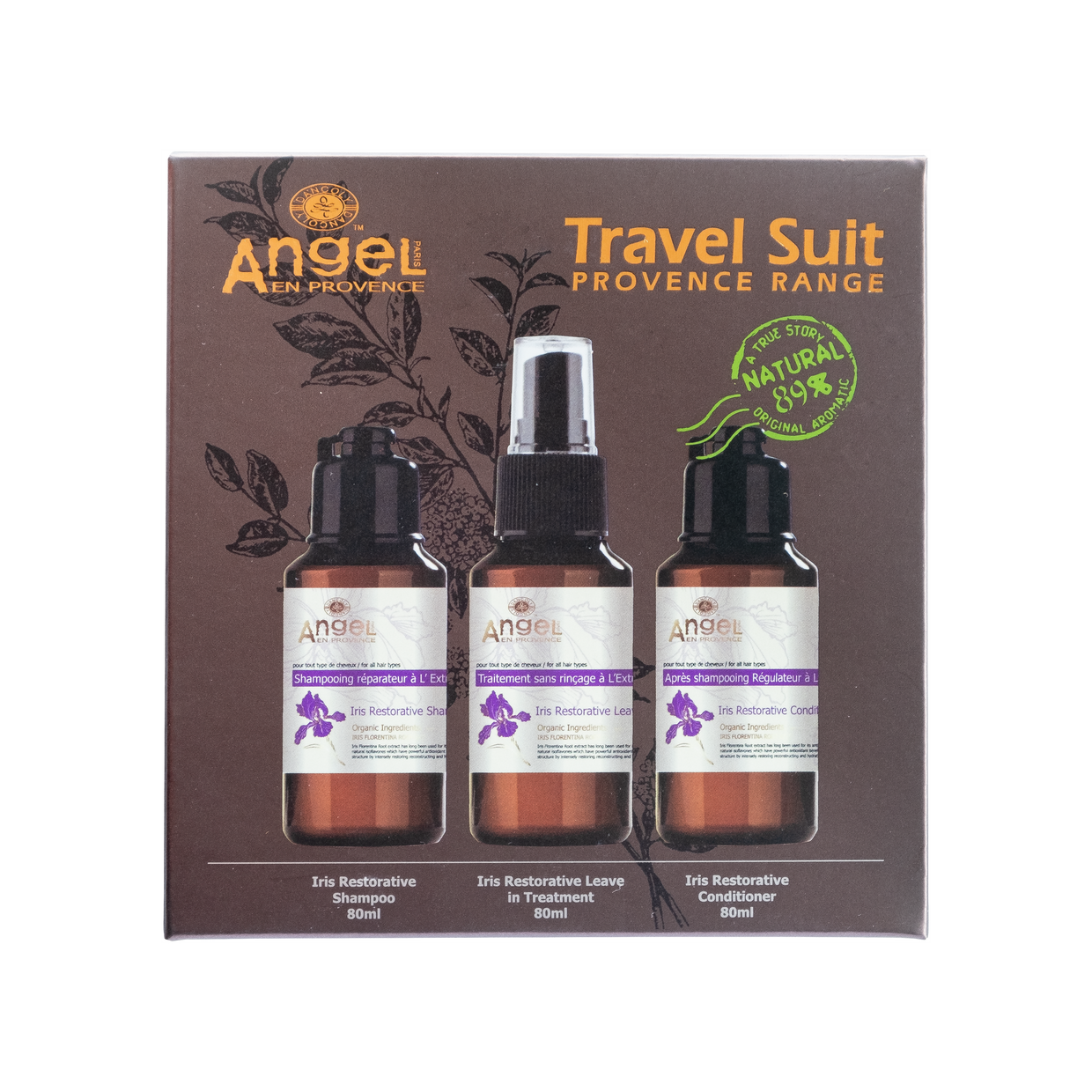 Angel EN PROVENCE Iris Travel Trio – EFX HAIR & BEAUTY- HAIR CARE WORLD